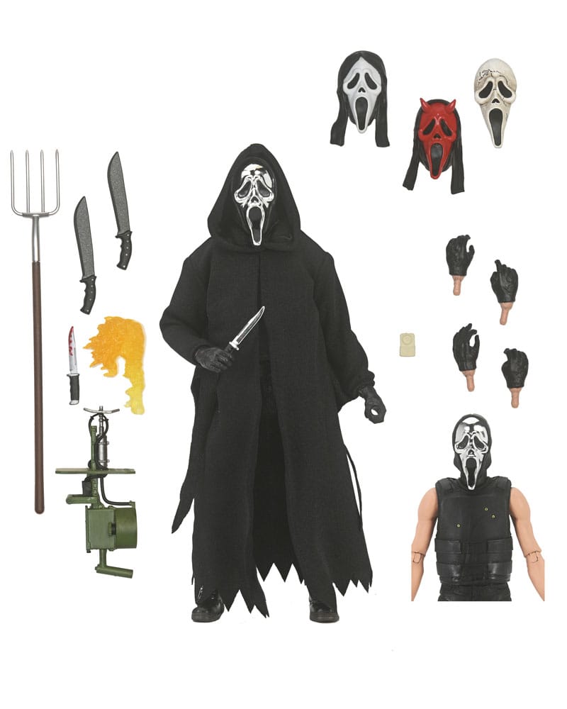 Scream Action Figure Ultimate Ghost Face Inferno 18 cm - PREORDER ...