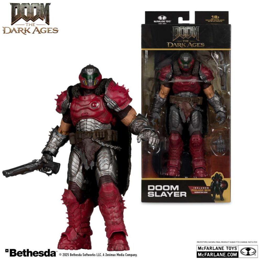 Doom:the dark ages doom slayer phalanx 7" action figure PREORDER ...